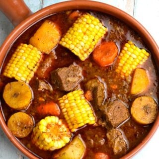 Puerto Rican Sancocho (Caribbean Beef & Vegetable Stew) - GypsyPlate