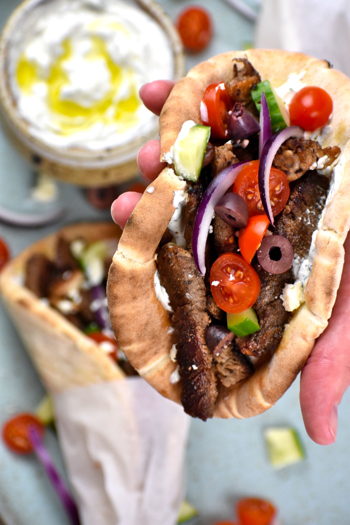 Greek Steak Gyros - GypsyPlate