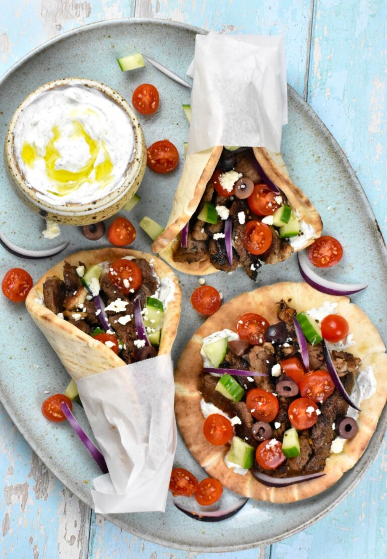 Greek Steak Gyros - GypsyPlate