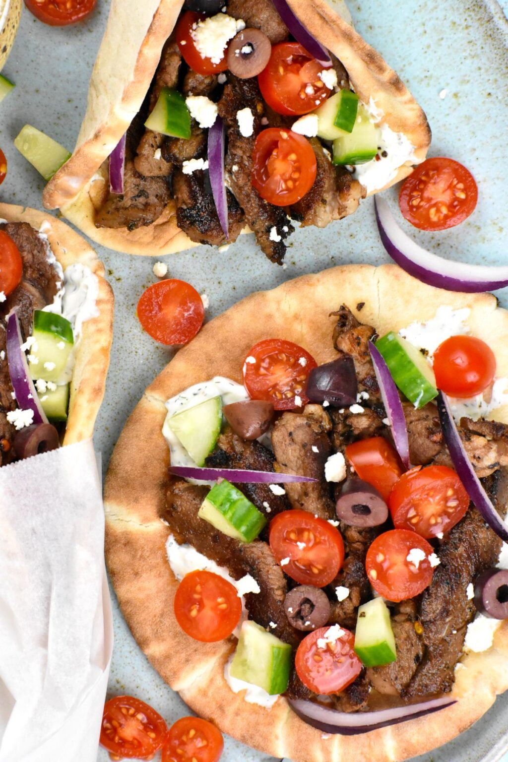 Greek Steak Gyros - GypsyPlate