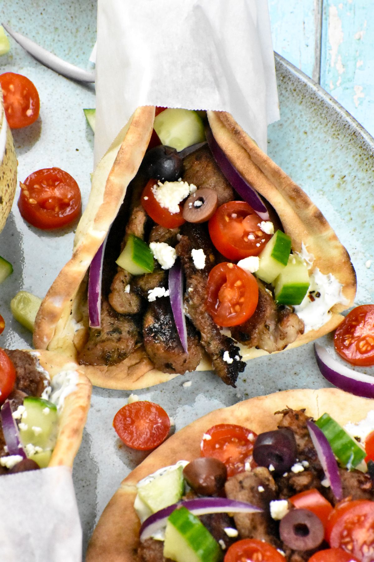 Greek Steak Gyros - GypsyPlate