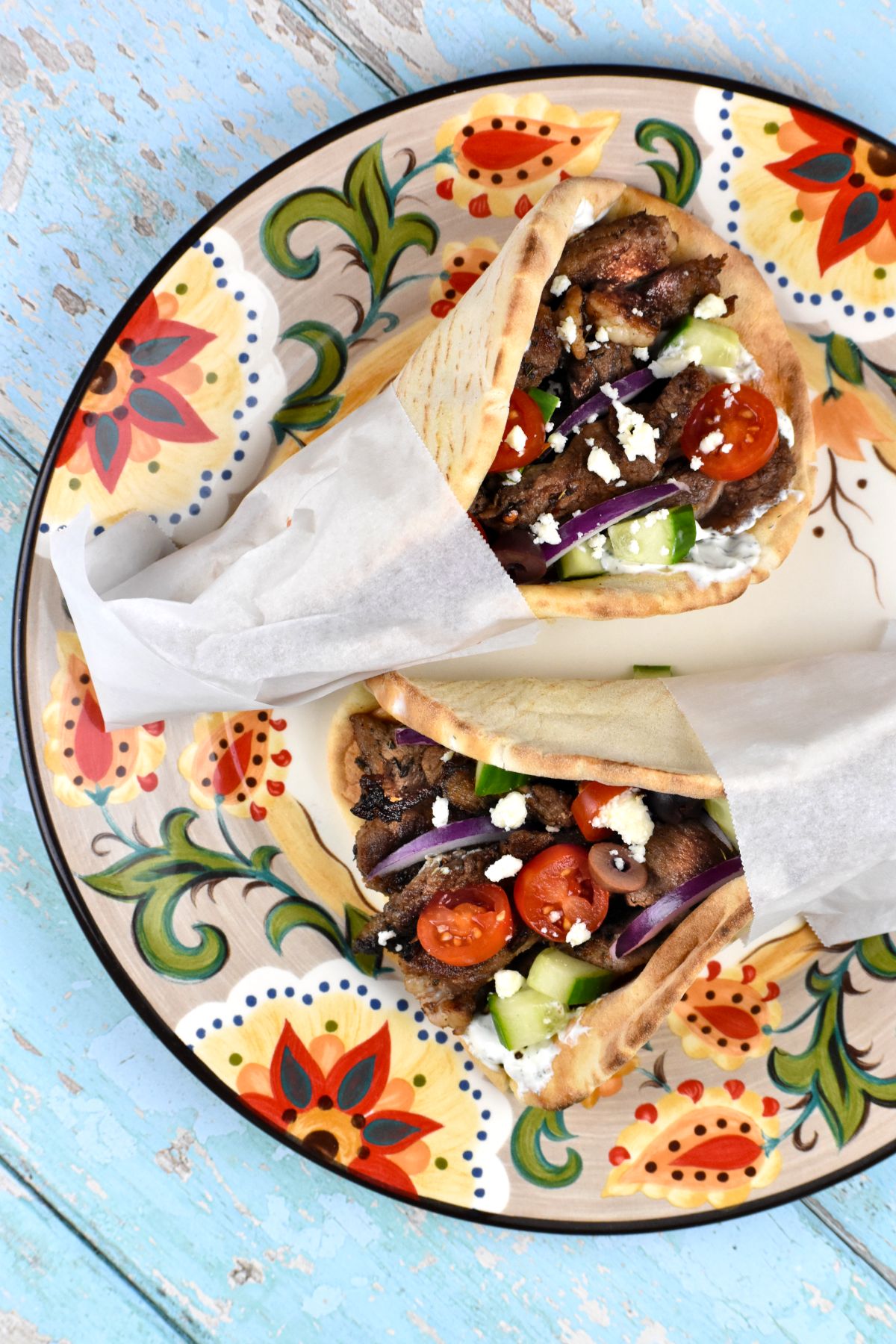 Greek Steak Gyros - GypsyPlate