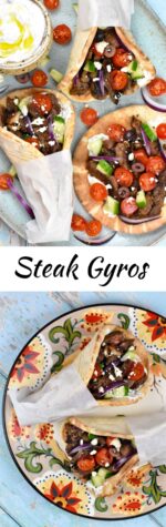 Greek Steak Gyros - GypsyPlate