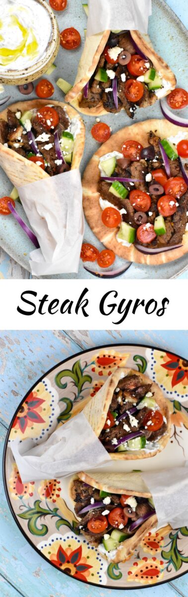 Greek Steak Gyros - GypsyPlate