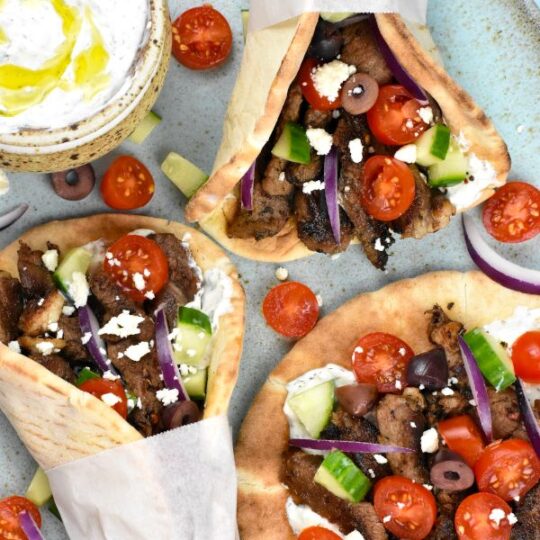 Greek Steak Gyros - GypsyPlate