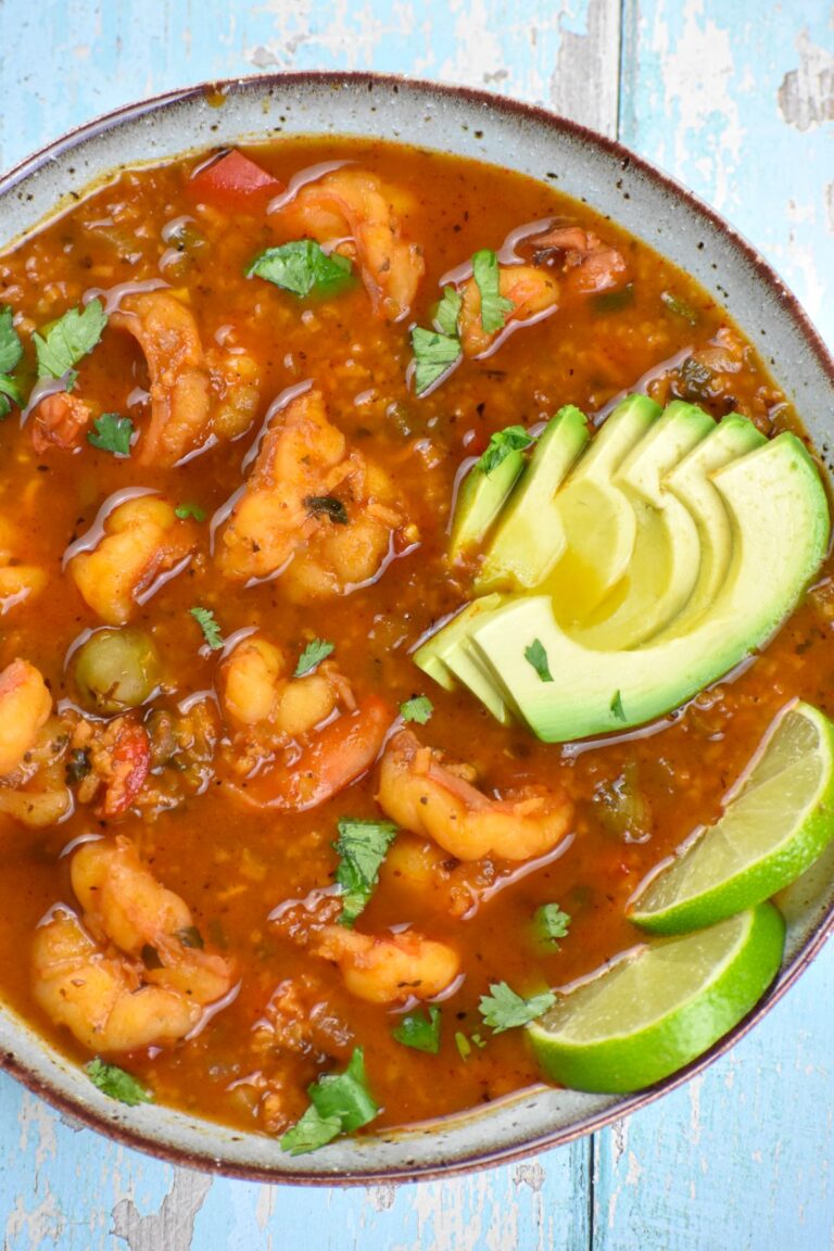 Asopao de Camarones (Shrimp and Rice Soup) - GypsyPlate