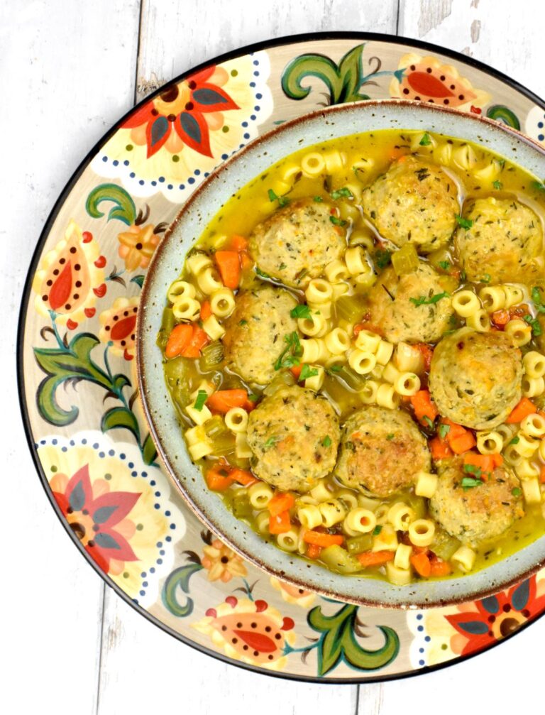 Chicken Meatball Noodle Soup - GypsyPlate