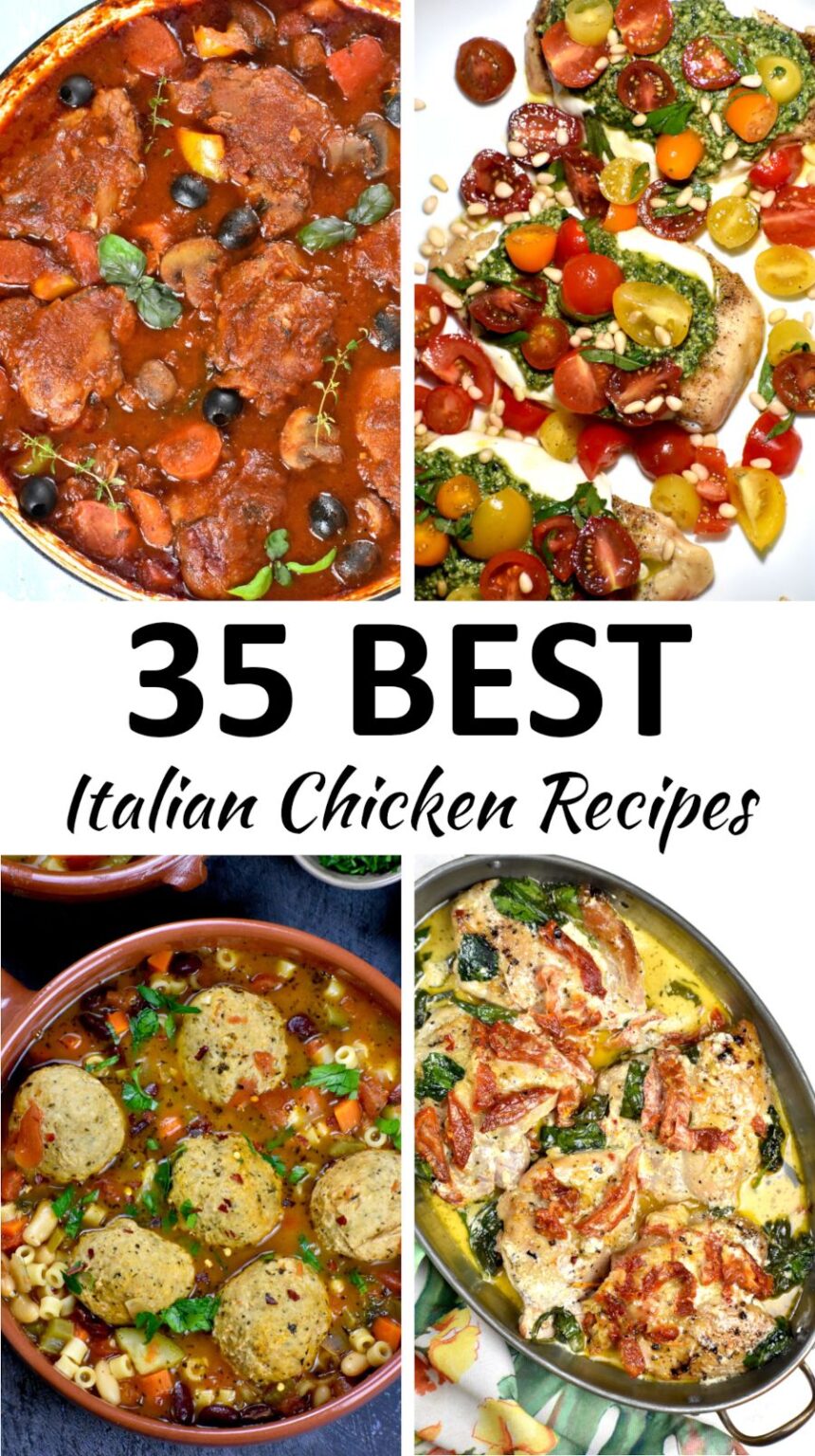 35+ BEST Italian Chicken Recipes
