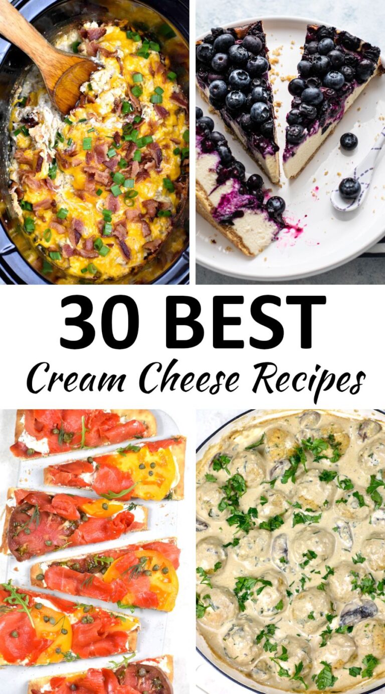 The 30 BEST Cream Cheese Recipes - GypsyPlate