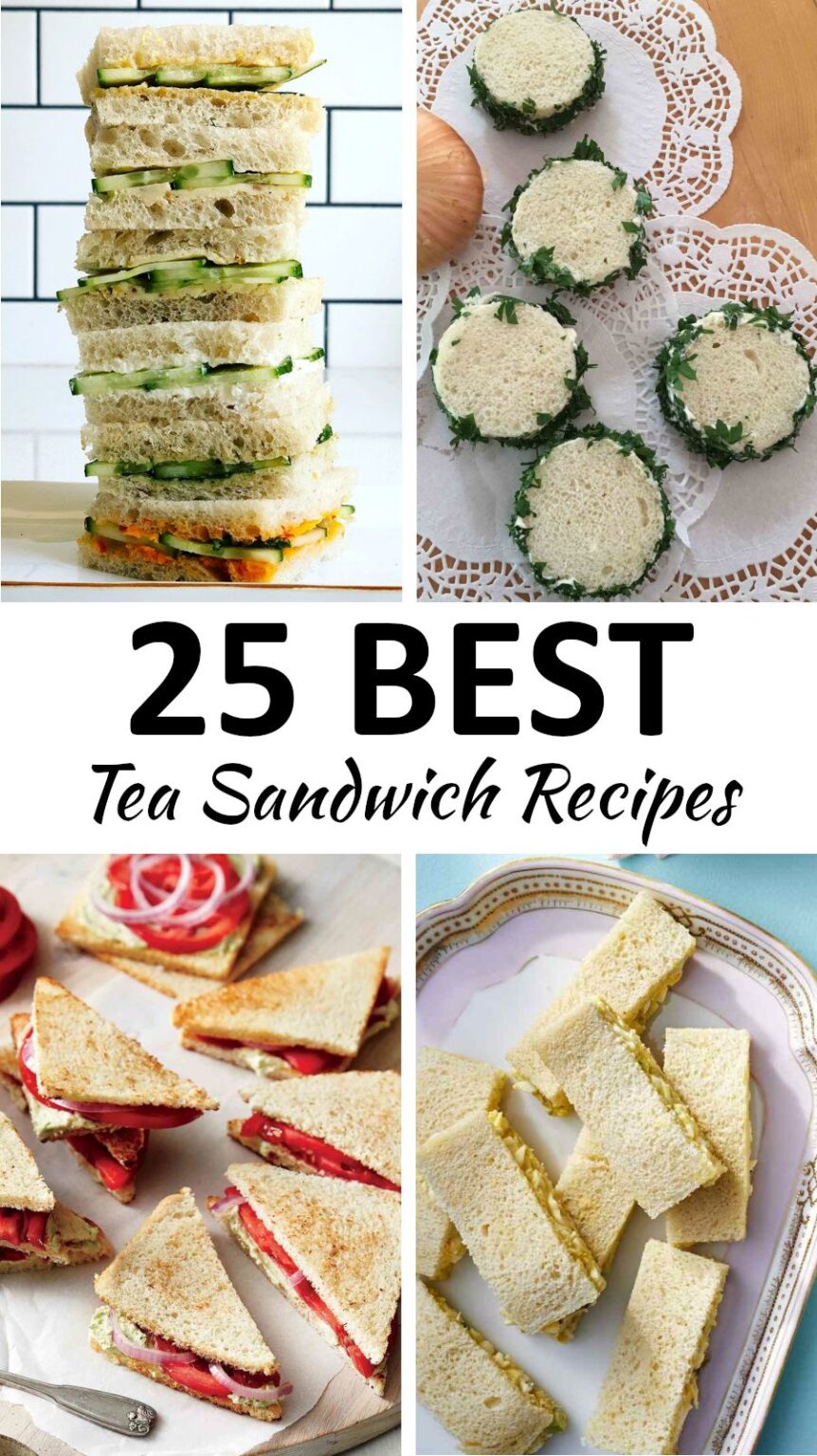 The 25 BEST Tea Sandwich Recipes - GypsyPlate