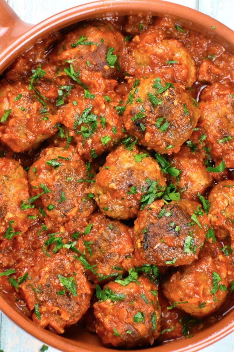 Albondigas (Spanish Meatballs) - GypsyPlate