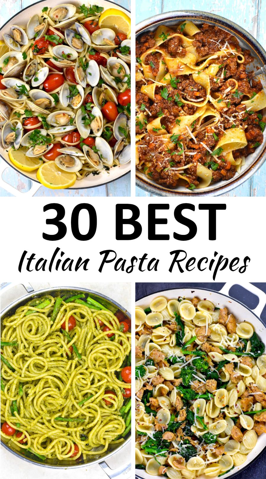 The 30 BEST Italian Pasta Recipes - GypsyPlate