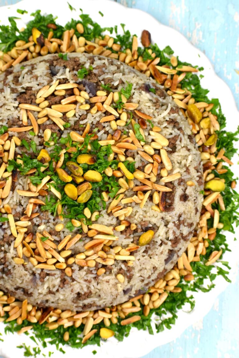 Hashweh (Lebanese Rice with Ground Meat) - GypsyPlate