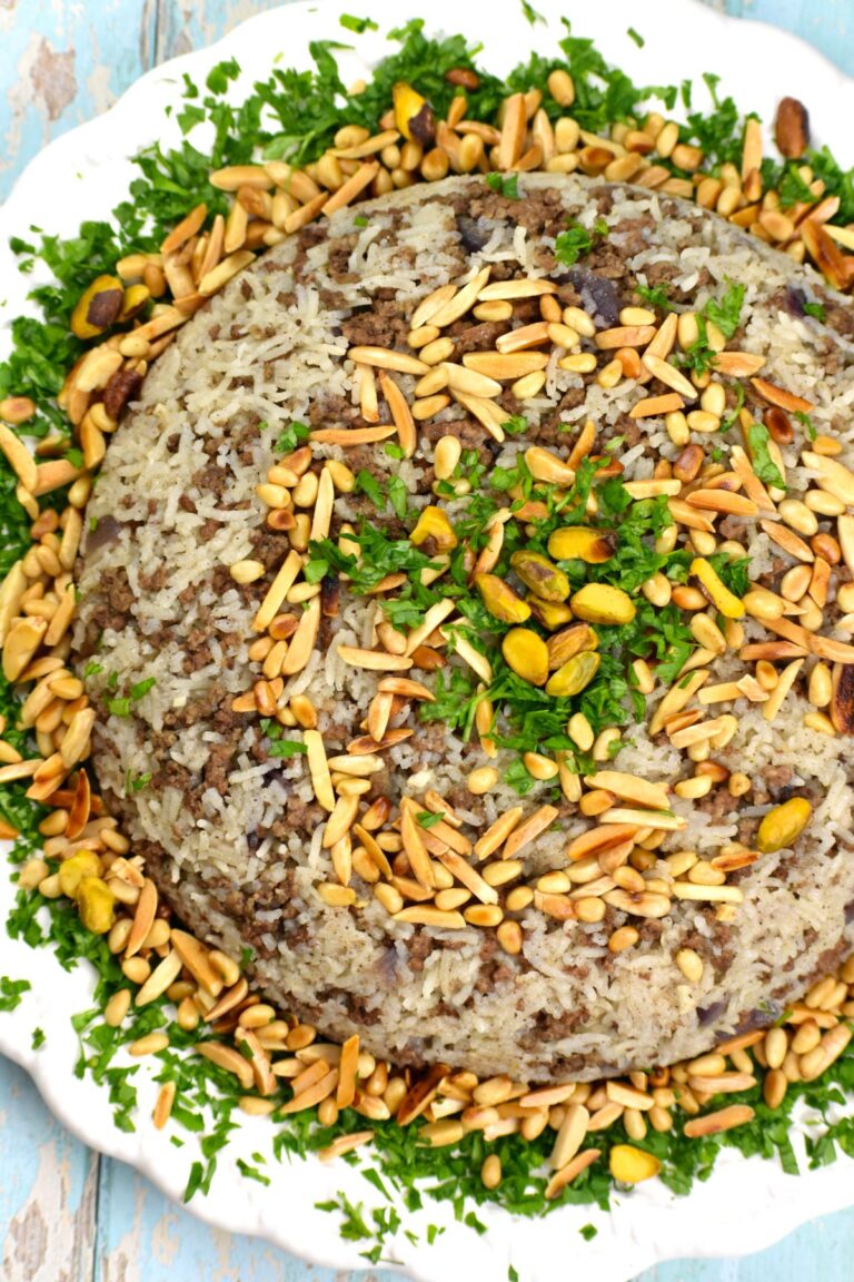 Hashweh (Lebanese Rice with Ground Meat) - GypsyPlate