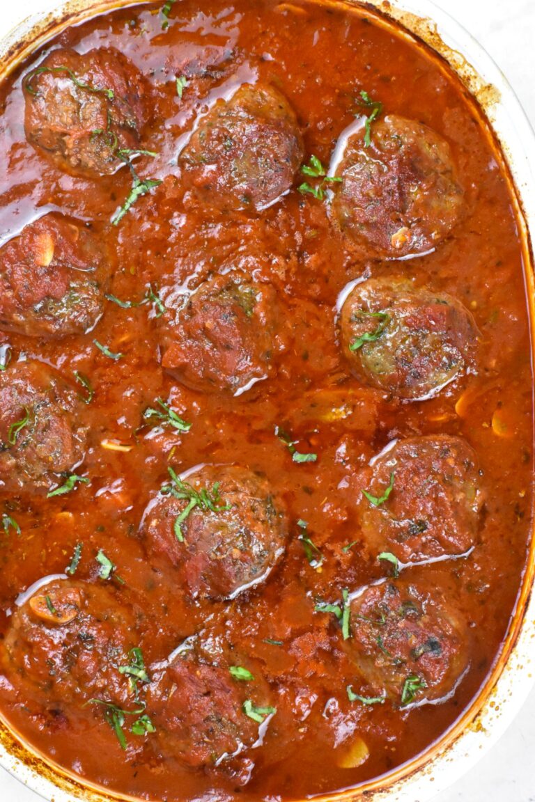 Italian Baked Meatballs - GypsyPlate
