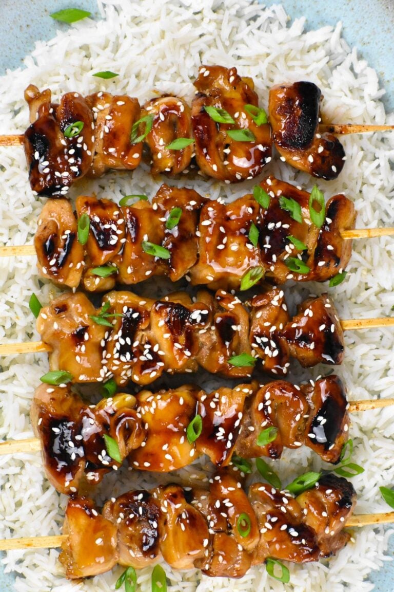 Teriyaki Chicken Skewers - GypsyPlate
