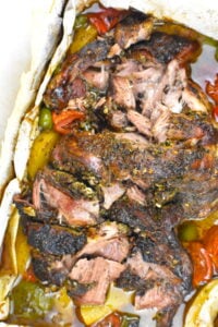 Kleftiko (Greek Lamb Cooked in Parchment) - GypsyPlate