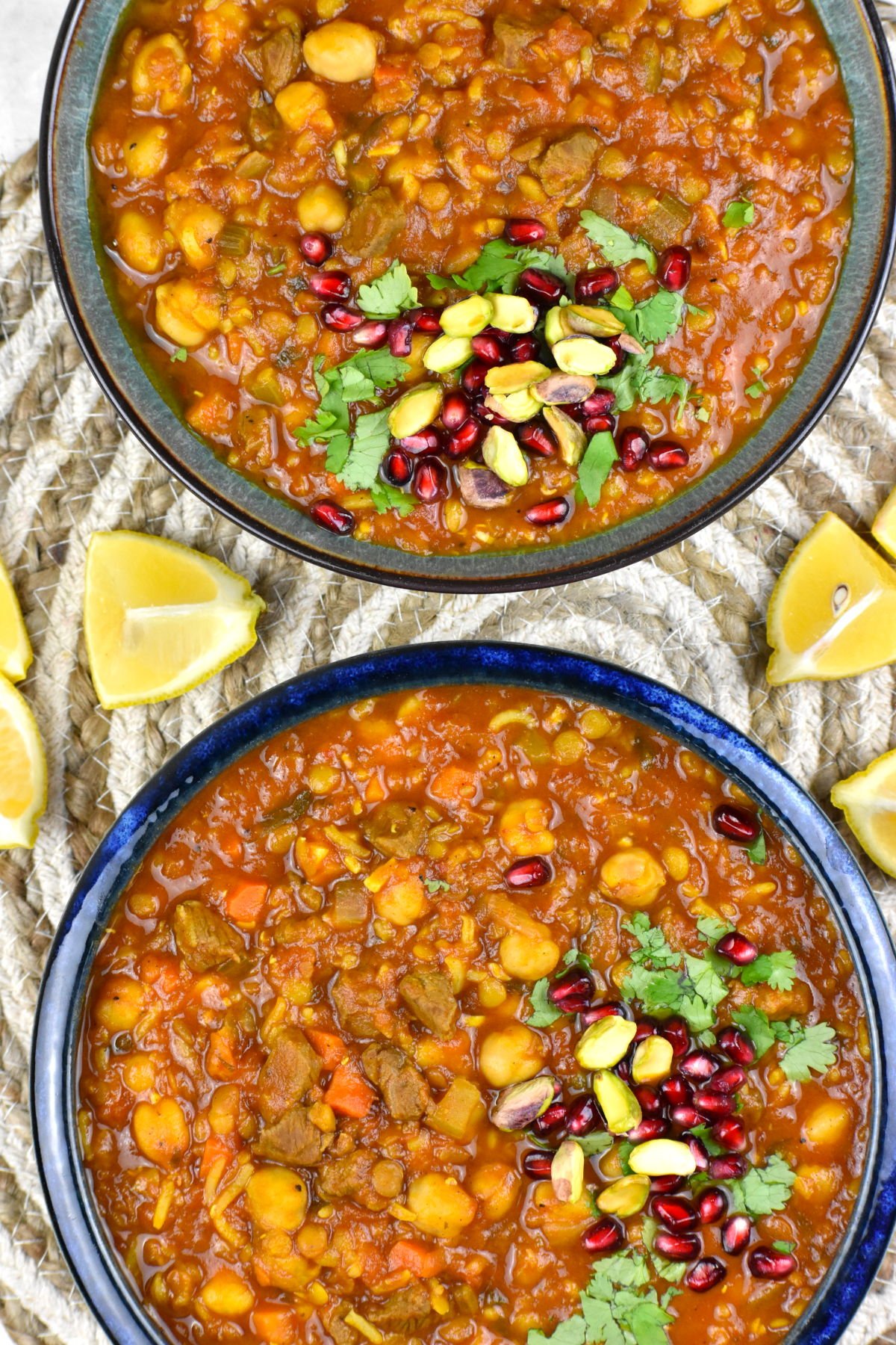 Harira (Moroccan Lentil & Chickpea Soup) - GypsyPlate