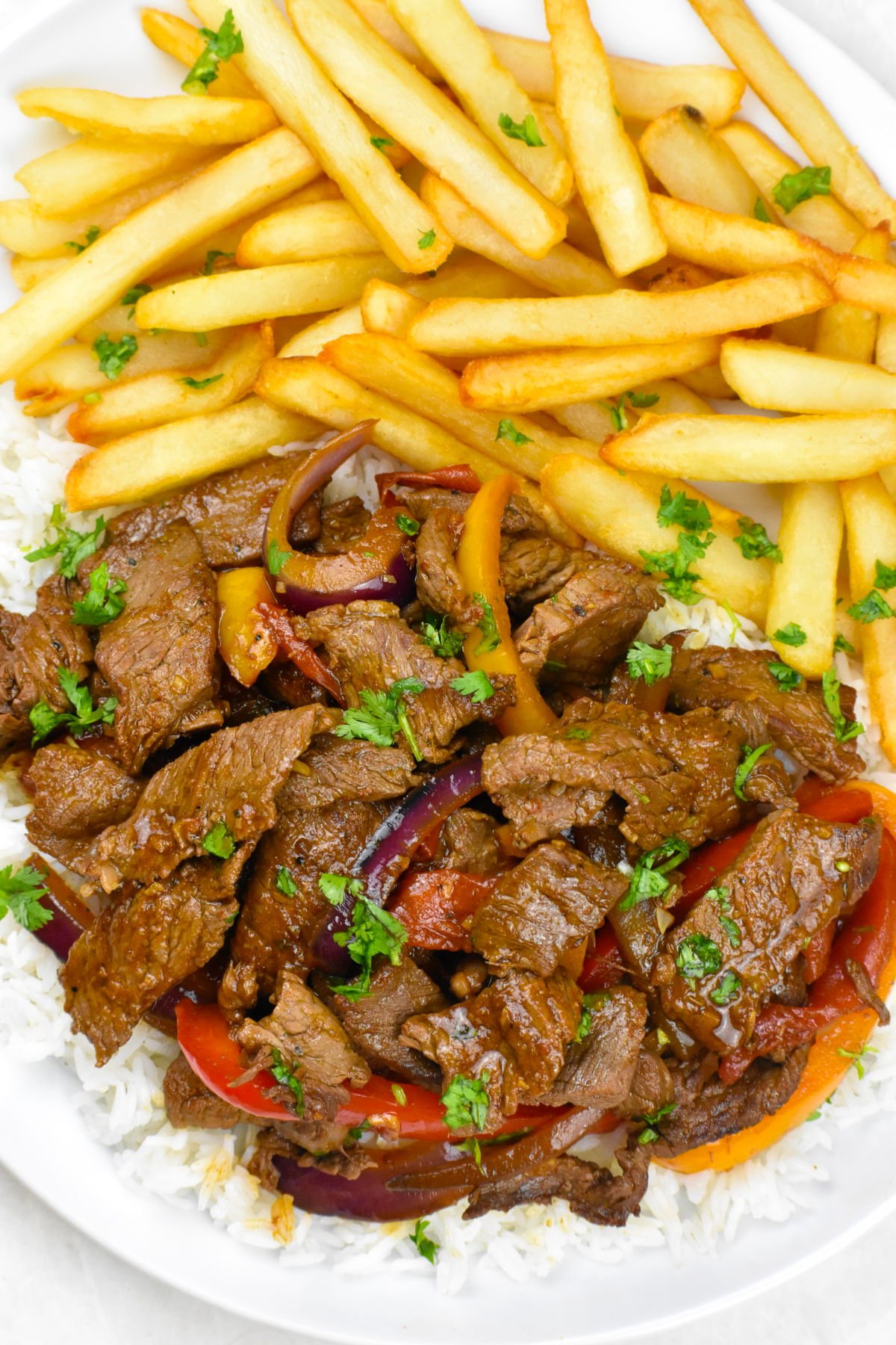 Lomo Saltado (Peruvian Beef Stir Fry) - GypsyPlate