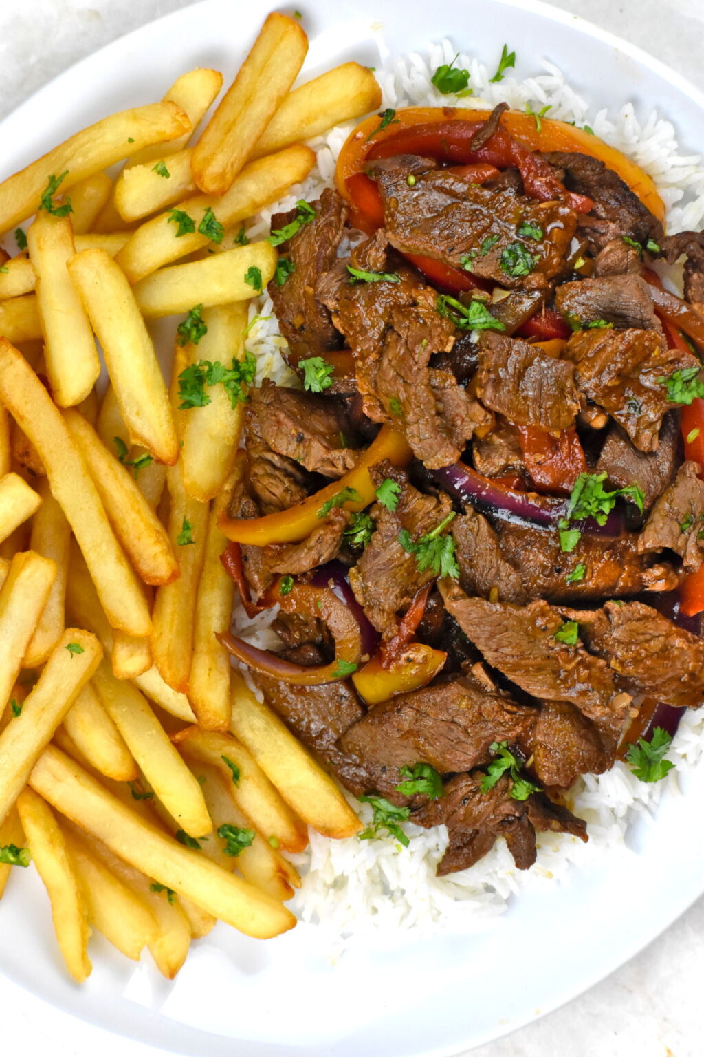 Lomo Saltado (Peruvian Beef Stir Fry) - GypsyPlate