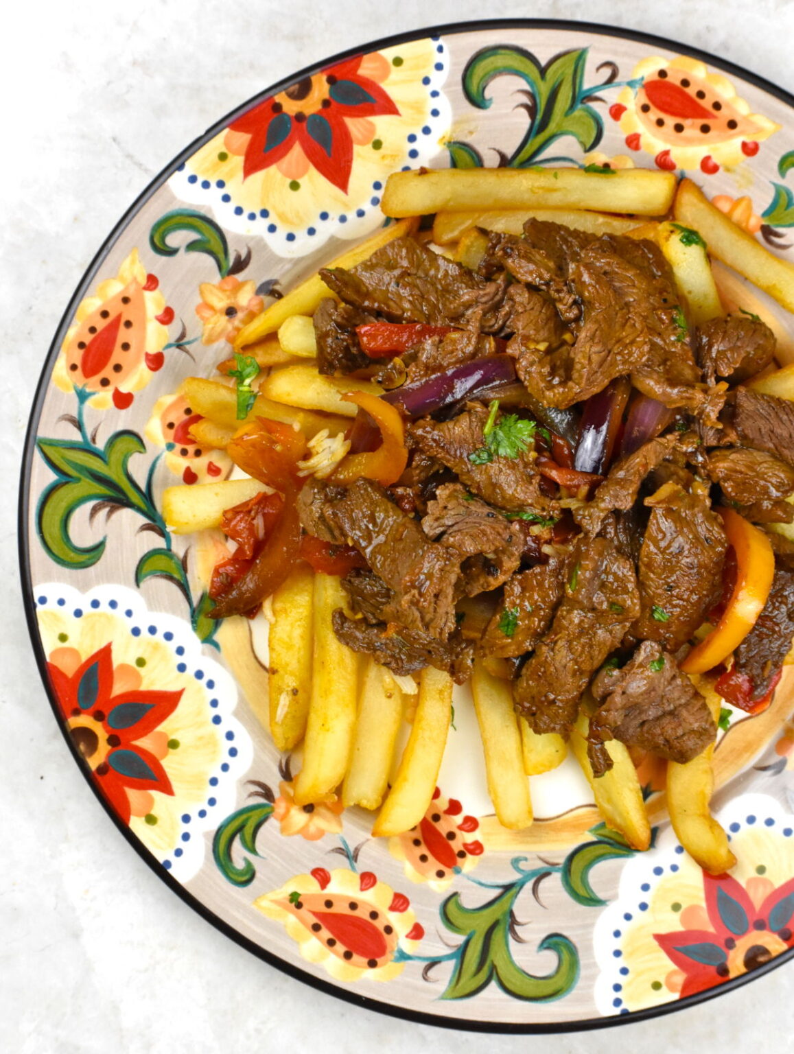 Lomo Saltado (Peruvian Beef Stir Fry) - GypsyPlate