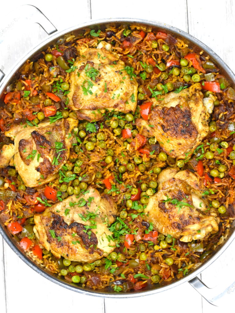 One Pan Spanish Chicken and Rice - GypsyPlate