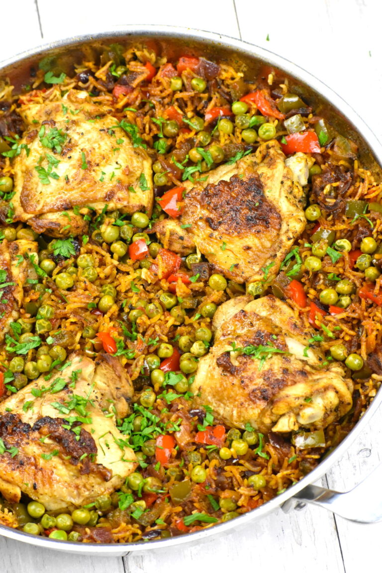 One Pan Spanish Chicken and Rice - GypsyPlate