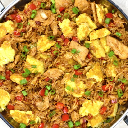 Arroz Chaufa (Peruvian Fried Rice) - GypsyPlate
