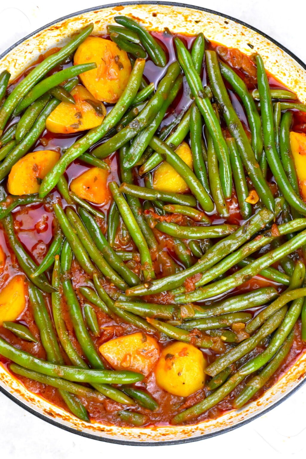 Fasolakia (Greek Green Beans) - GypsyPlate