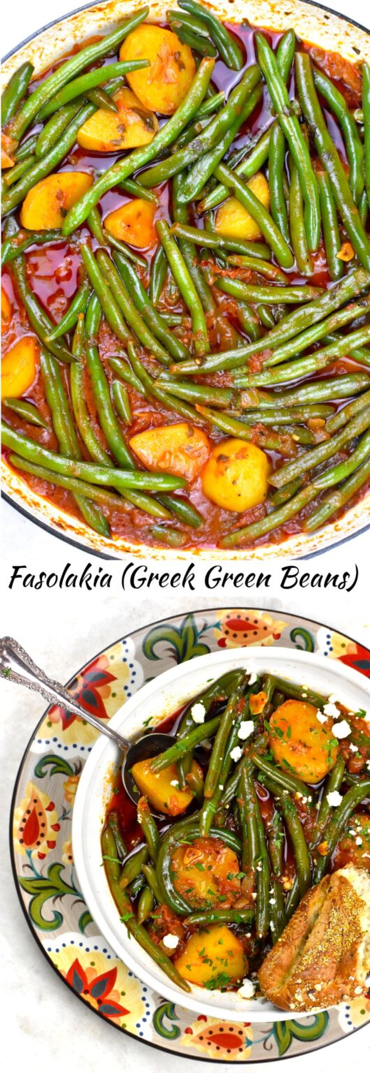 Fasolakia (Greek Green Beans) - GypsyPlate