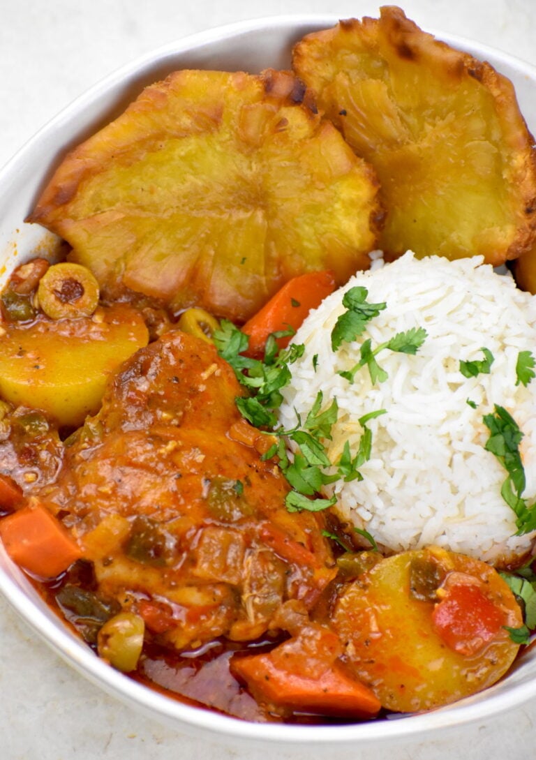 Fricase de Pollo (Cuban Chicken Fricassee) - GypsyPlate