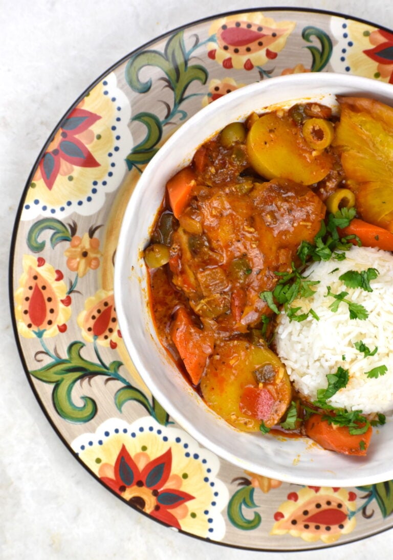 Fricase de Pollo (Cuban Chicken Fricassee) - GypsyPlate