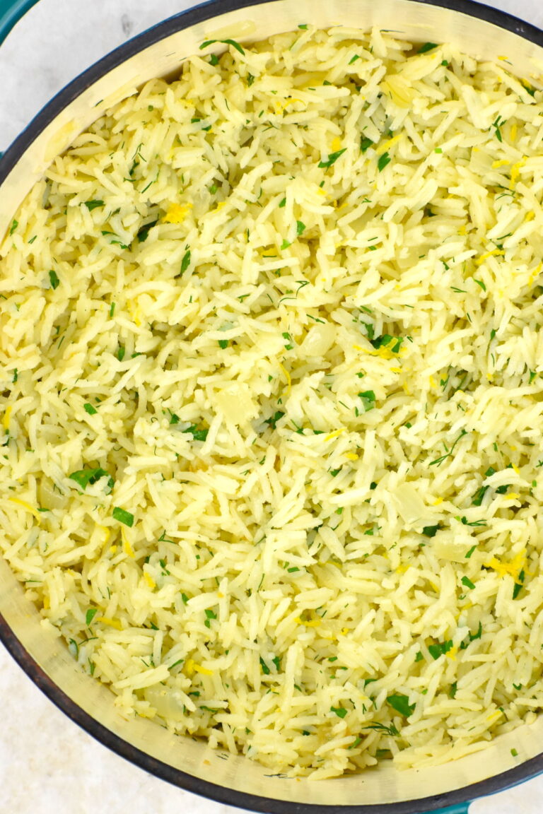 Greek Lemon Rice - GypsyPlate