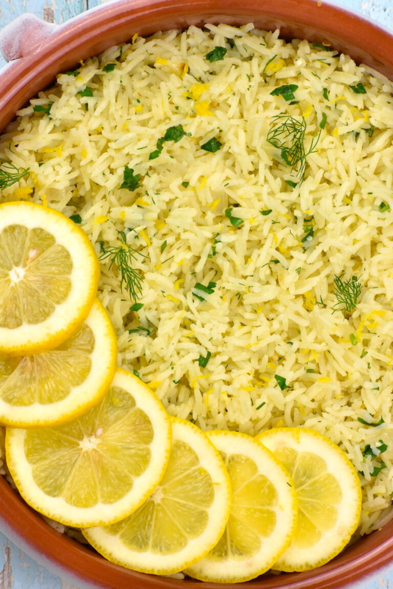 Greek Lemon Rice - GypsyPlate