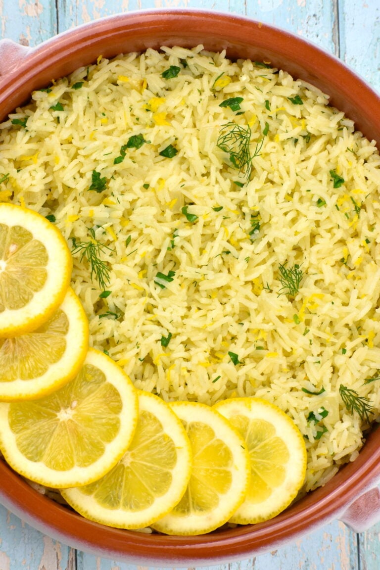 Greek Lemon Rice - GypsyPlate