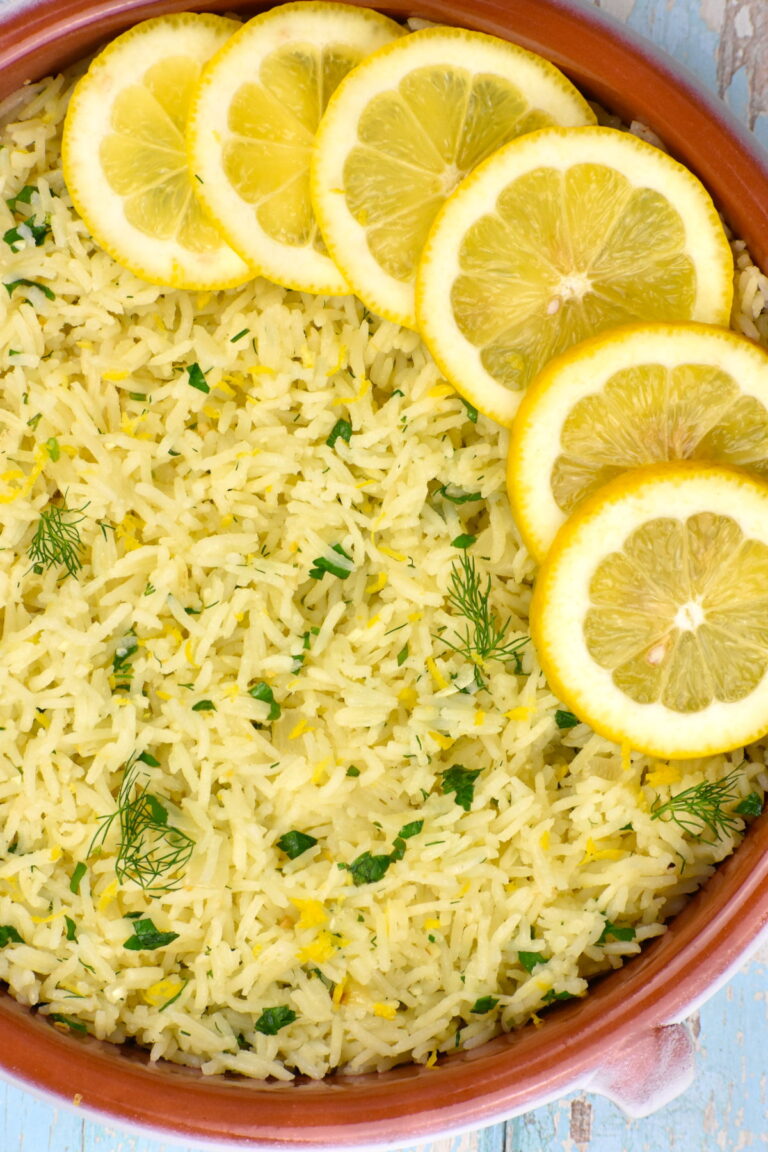Greek Lemon Rice - GypsyPlate