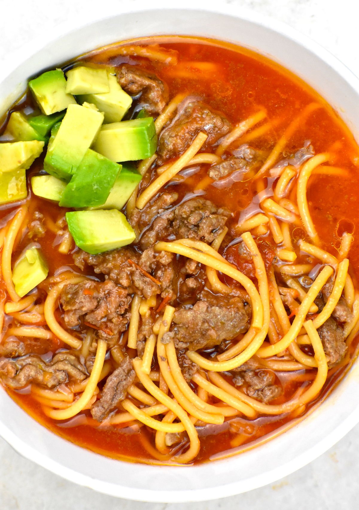 Sopa de Fideo (Mexican Noodle Soup) - GypsyPlate