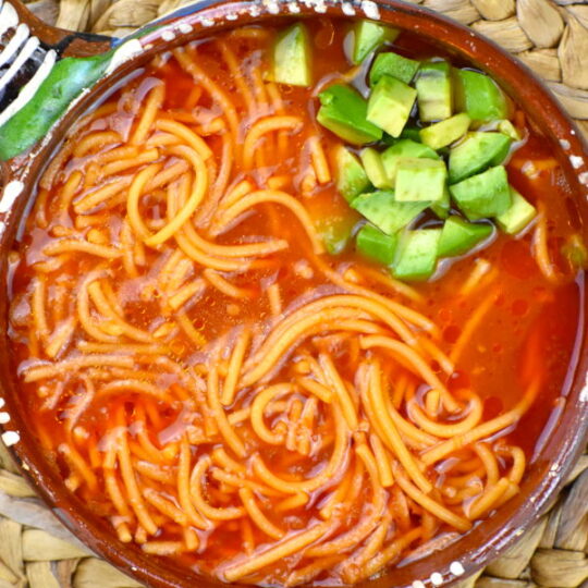 Sopa de Fideo (Mexican Noodle Soup) - GypsyPlate