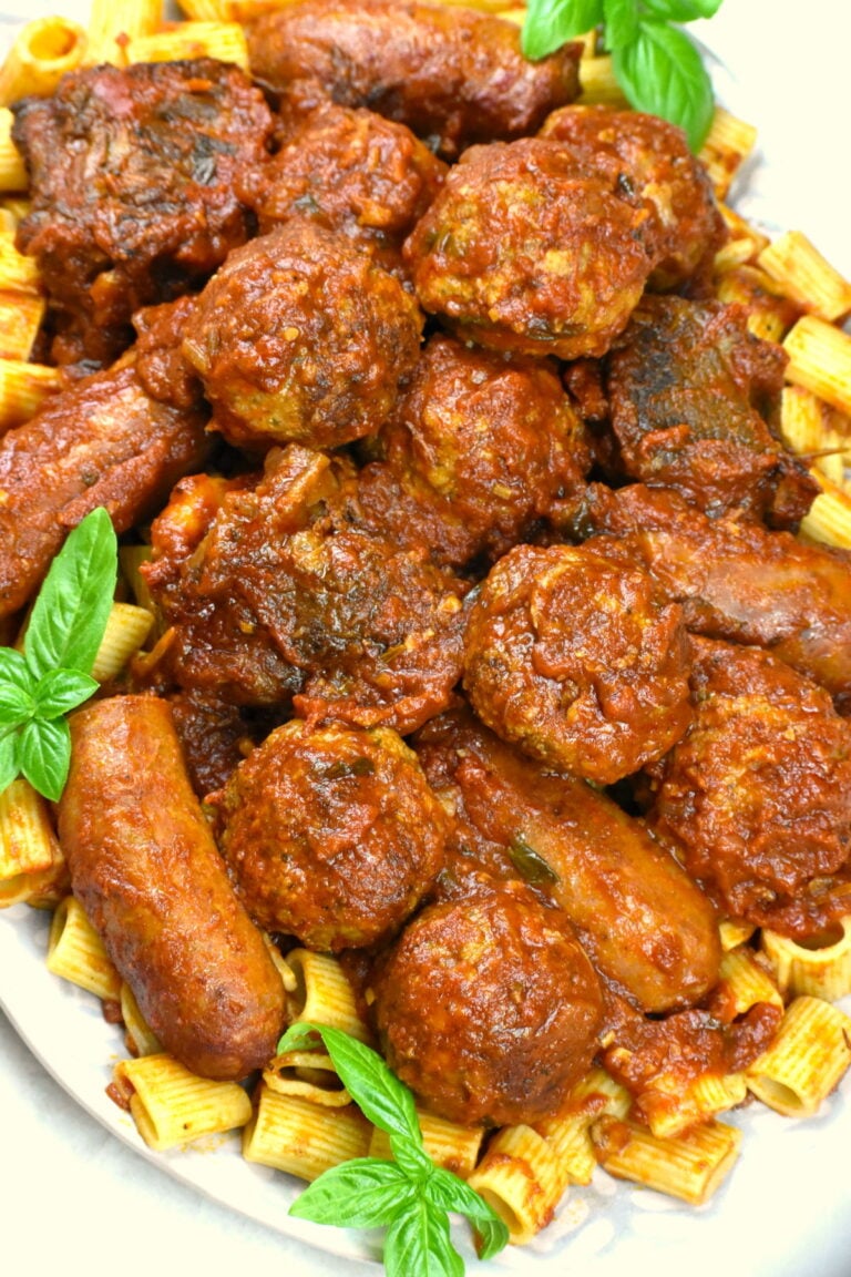 Italian Sunday Gravy (Sunday Sauce) - GypsyPlate