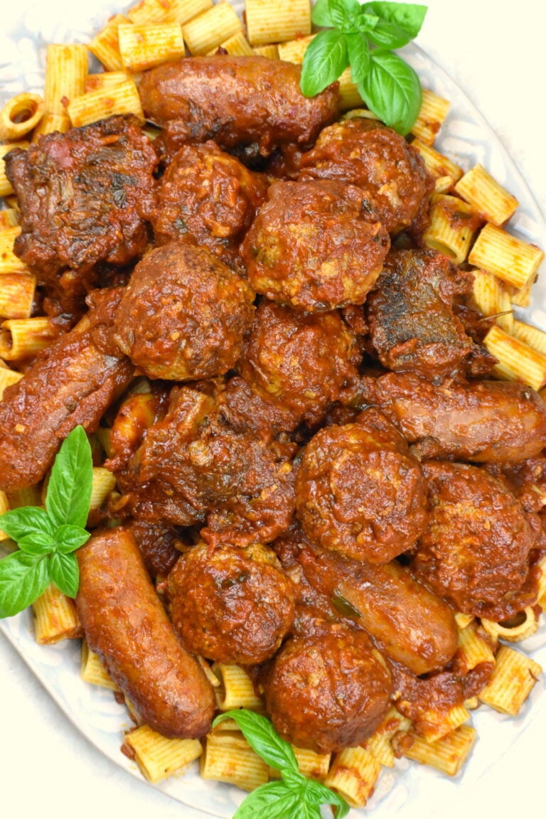 Italian Sunday Gravy (Sunday Sauce) - GypsyPlate