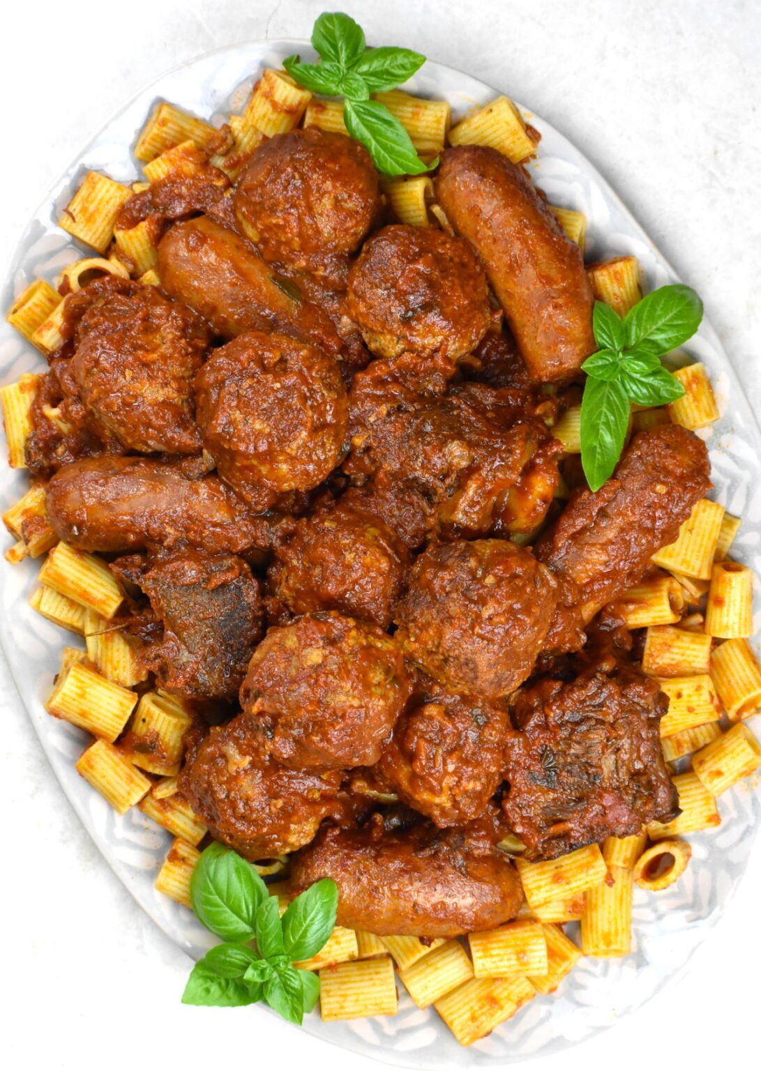 Italian Sunday Gravy (Sunday Sauce) - GypsyPlate