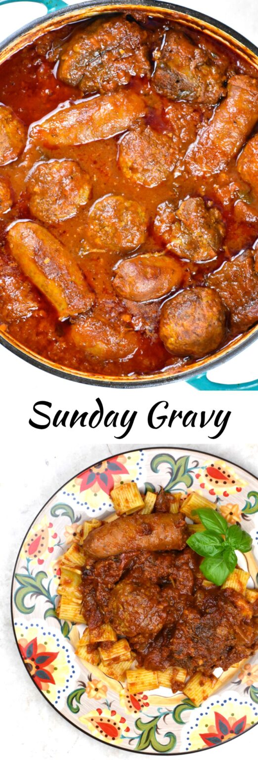 Italian Sunday Gravy (Sunday Sauce) - GypsyPlate