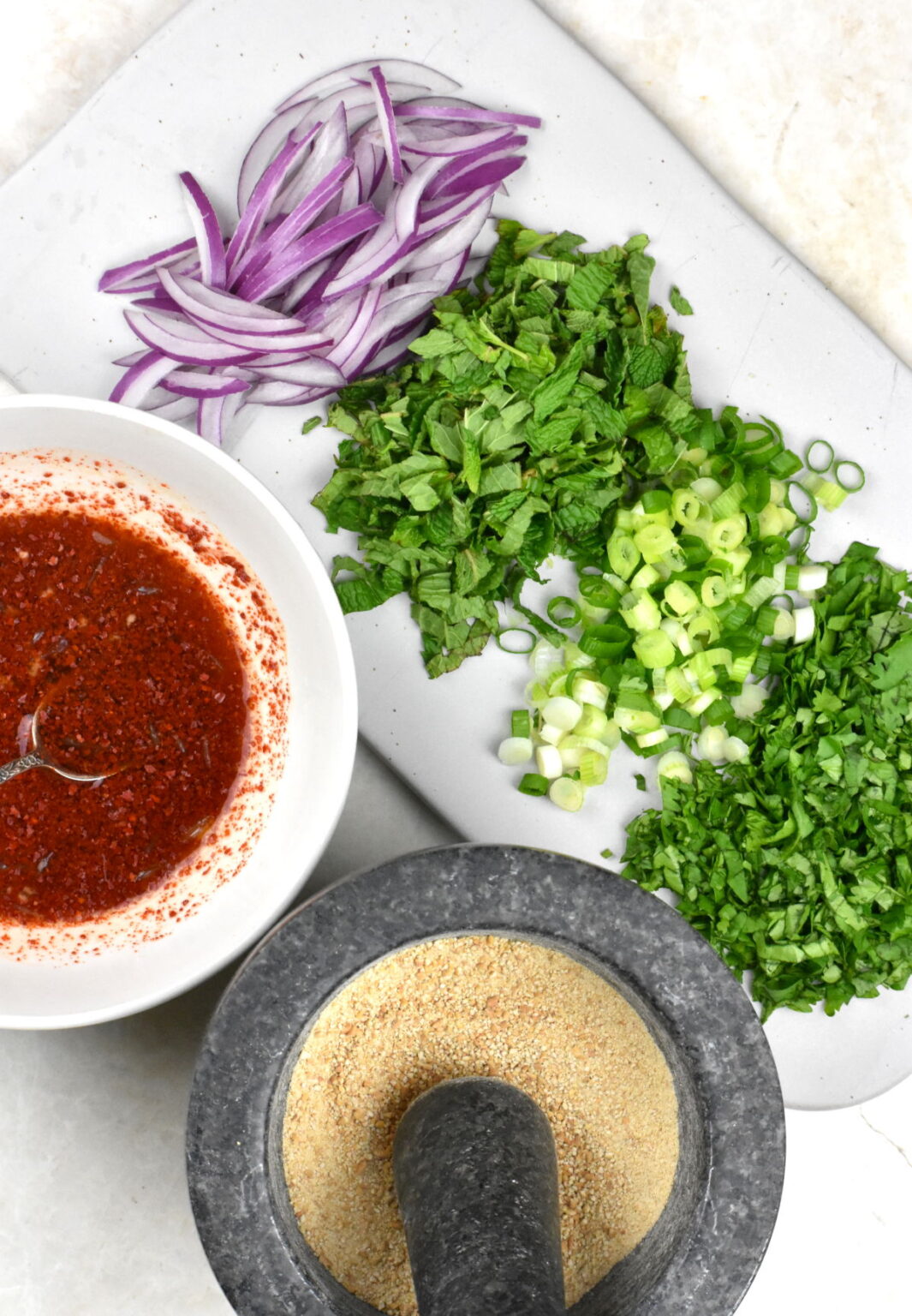 Chicken Larb (Thai Larb Gai) - GypsyPlate