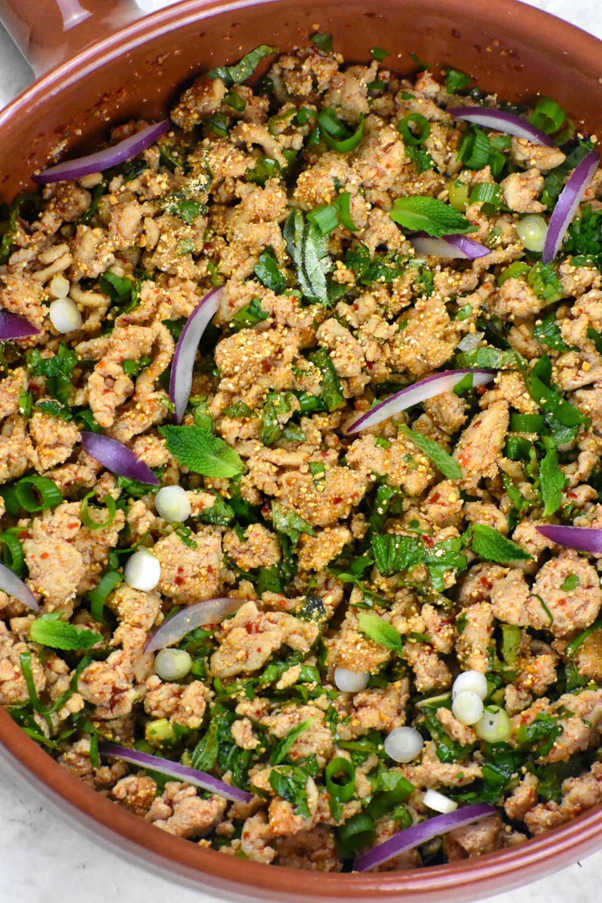 Chicken Larb (Thai Larb Gai) - GypsyPlate