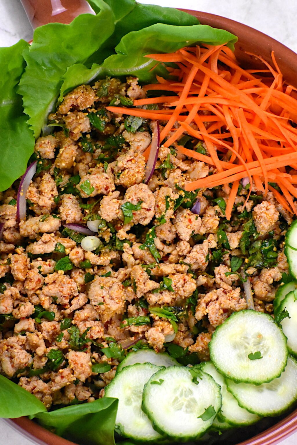 Chicken Larb (Thai Larb Gai) - GypsyPlate