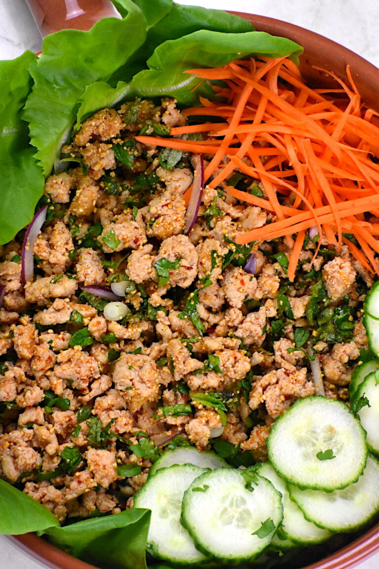 Chicken Larb (Thai Larb Gai) - GypsyPlate