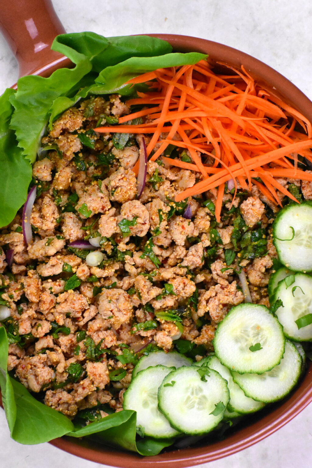 Chicken Larb (Thai Larb Gai) - GypsyPlate