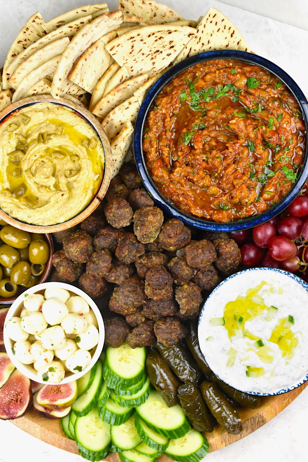 Mediterranean Charcuterie Board (Mezze Platter) - GypsyPlate