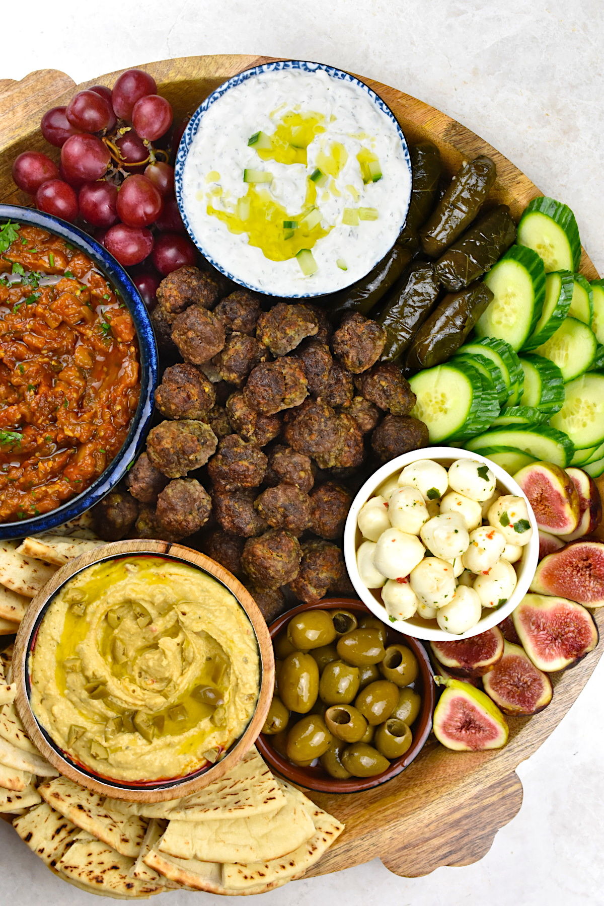Mediterranean Charcuterie Board (Mezze Platter) - GypsyPlate