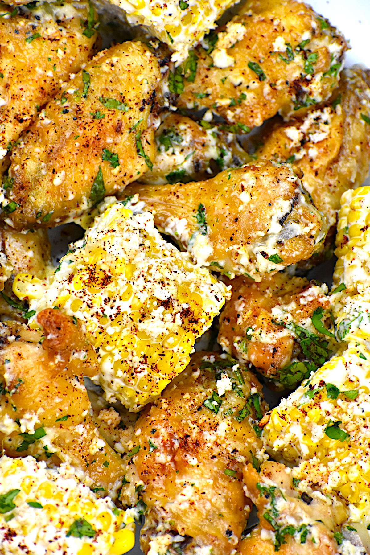 Elote Wings (Mexican Street Corn Inspired)